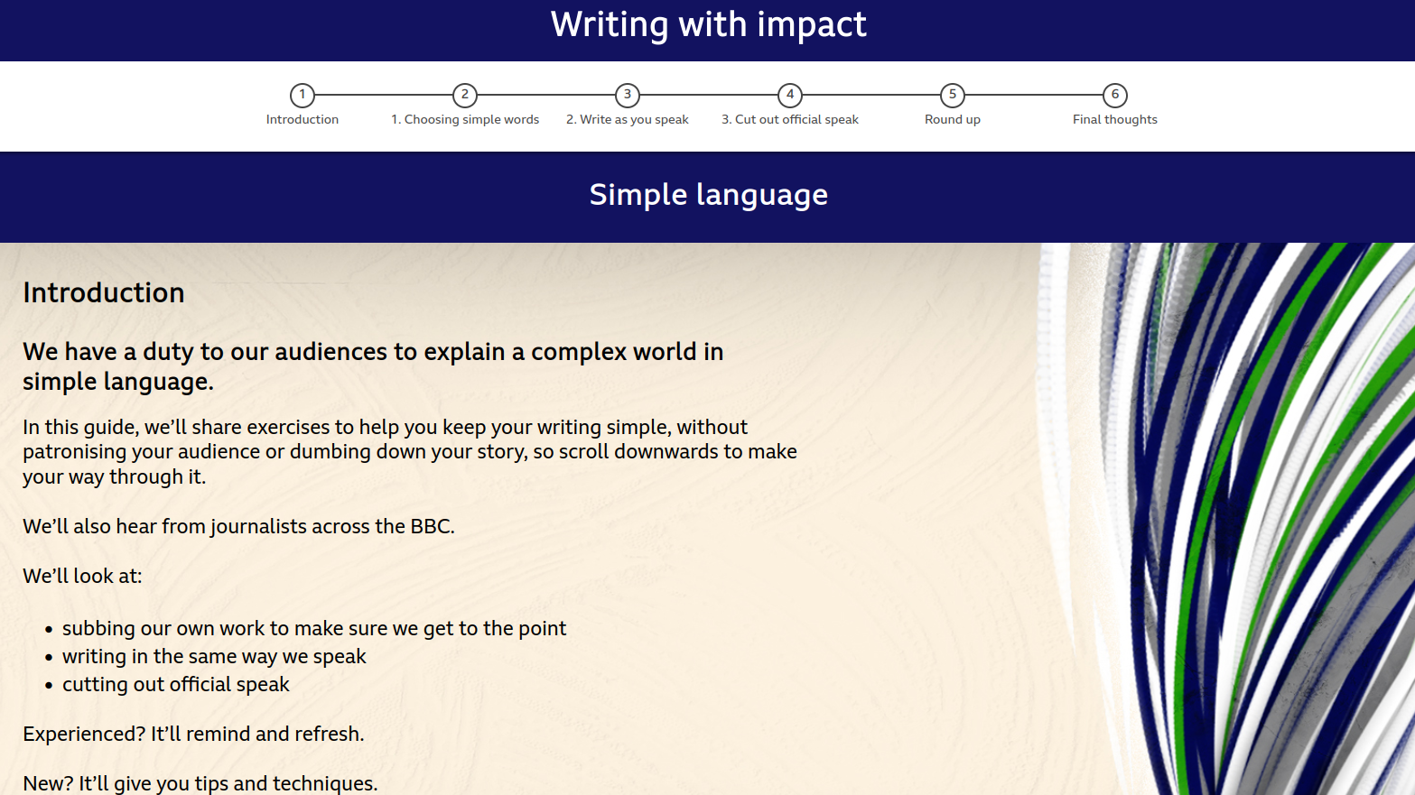 Plain Language – Open ELA